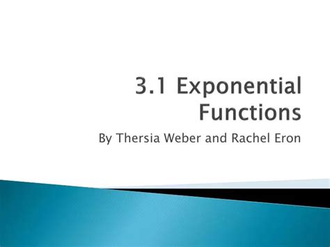 PPT Exponential Functions PowerPoint Presentation Free Download ID