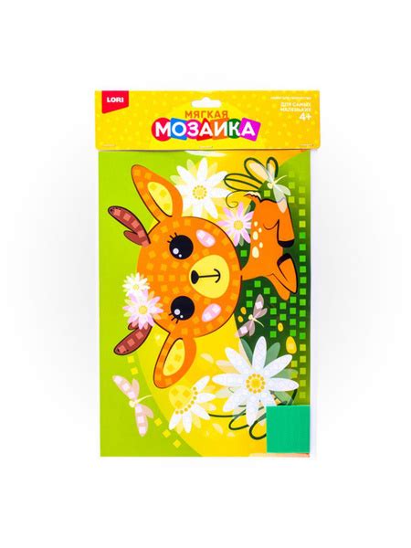 Лори Кэ 010 Мягкая мозаика Большой набор Оленёнок купить с доставкой по выгодным ценам в