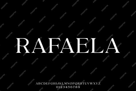 Premium Vector Elegant Luxury Serif Style Display Font Vector