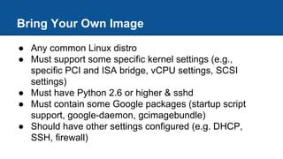 Google Compute Engine Starter Guide PPT
