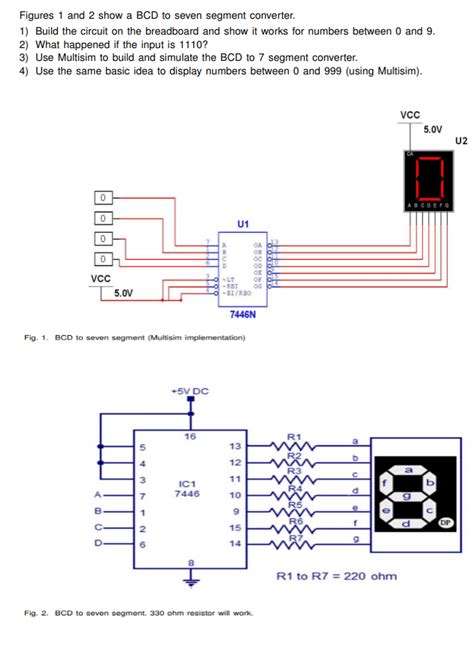 Solved Figures And Show A BCD To Seven Segment Chegg Com