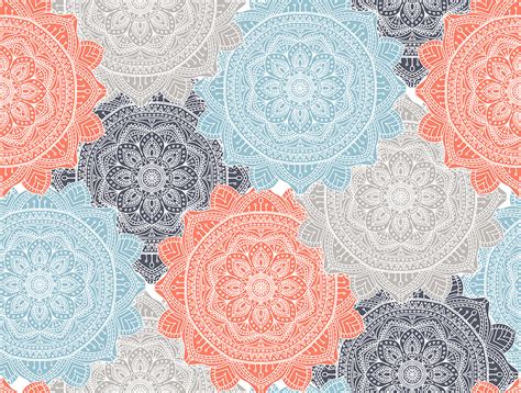 A Pattern Of Colorful Circular Designs Magicdecor