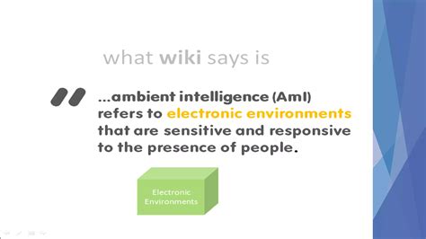 Ambient Intelligence Ami Pptx