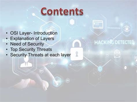 Security Threats At Osi Layers Pptx Computing Technology And Computing
