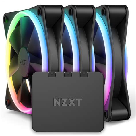 NZXT F120 RGB DUO Matte Black Triple Pack