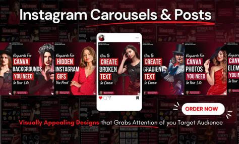 Design Visually Appealing Carousels And Posts For You By