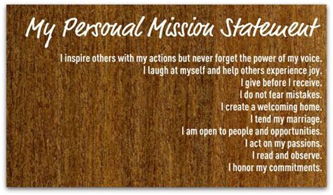 Pin On Personal Mission Statements