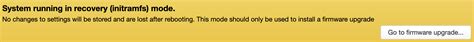 Stuck In Recovery Initramfs Mode Cant Upgrade Installing And