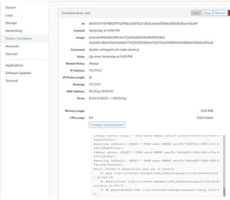 Disable Text Wrapping In Docker Contain Output · Issue 13922 · Cockpit Projectcockpit · Github