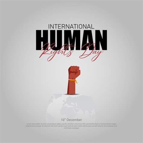 Premium Vector International Human Rights Day