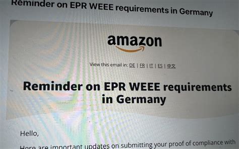 Compliance With Extended Producer Responsibility Epr Obligations For Weee In Germany Seller