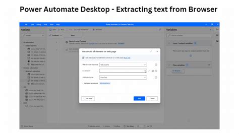 Extract Text From A Web Page Using Ui Selector In Power Automate Desktop⚡ Mehmood Ferozuddin