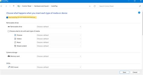 Enable Or Disable AutoPlay In Windows 11