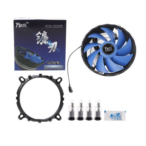 Poplis Be Quiet Cpu Cooling Fan Cooler With Muffler Pwm Cm Big Cpu Air Cooler For Intel