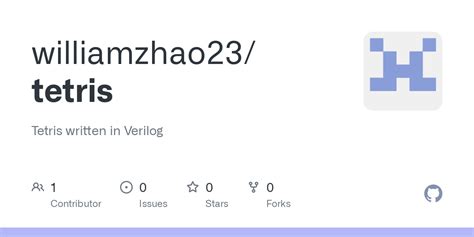 Github Williamzhao23tetris Tetris Written In Verilog