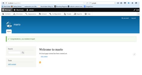 Drupal 8 Installation In Windows With Xampp