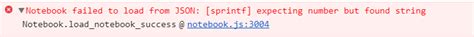 Notebook 52x Produces Sprintf Error When Trying To Open A Notebook · Issue 3235 · Jupyter