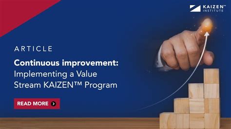 Learn About The Value Stream Kaizen™ Program Kaizen Institute East