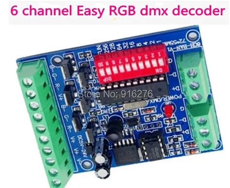 Aliexpress Buy Channel Easy DMX Decoder Controller Led RGB Dmx Decoder CH Groups
