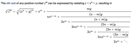 Cube Root Formula