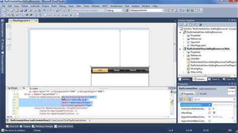 Scheduleview Part 3 Adding Resources Silverlight And Wpf Youtube