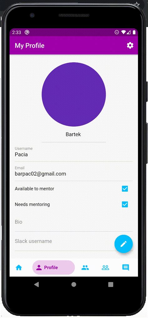 finish profilepage implementation · issue 27 · anitab org mentorship