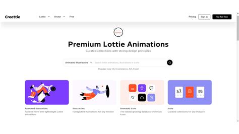 The Best Lottie Json Animation Download Site Lottiefilestore