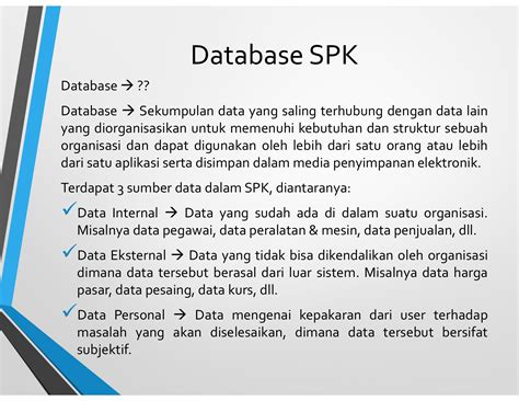 2konsep Input Proses Output Pada Spk Dan Managemen Data Spk Abdi