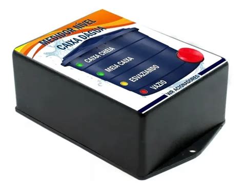 Medidor Sensor Nível Caixa Dágua Painel Mostrador 9v Parcelamento sem juros