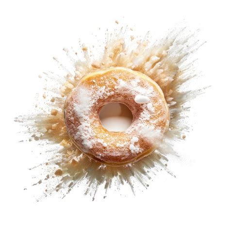 Exploding Sugar Donut Food Explosion Free Photo Rawpixel