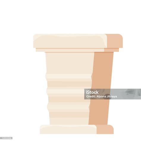 하얀 우아한 스피치 트리뷴 흰색 배경에 고립 된 만화 스타일의 마이크가있는 웅변 연단 벡터 일러스트 레이 션 0명에 대한 스톡 벡터 아트 및 기타 이미지 Istock