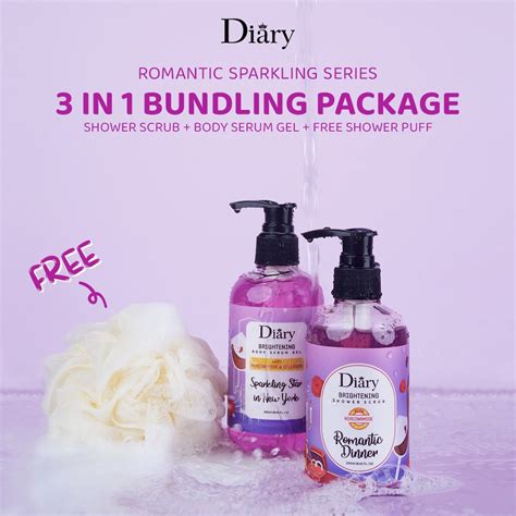 Jual 3IN1 Bundling Package Romantic Sparkling Series Shopee Indonesia