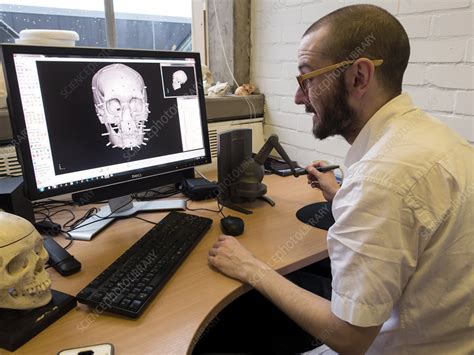 Digital Forensic Facial Reconstruction Stock Image C0287983