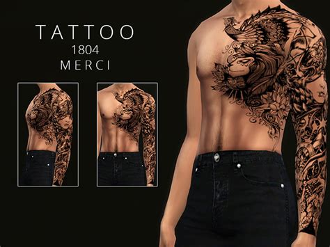 Custom Arm Tattoos For Sims 4 Arm Tattoo Designs