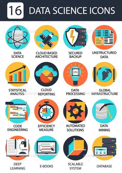 Data Science Icons Data Science Science Icons Science