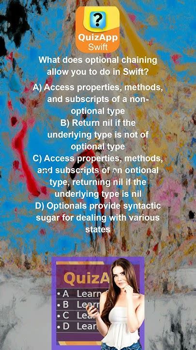 Swift What Does Optional Chaining Allow You To Do In Swift Youtube