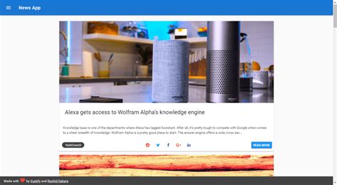Build A Beautiful Animated News App With Vuejs And Vuetify Buttercms