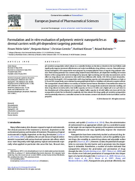 Pdf Formulation And In Vitro Evaluation Of Polymeric Films Of