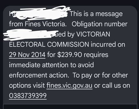 Victorian Electoral Commission Fined Me 240 For An Infringement That