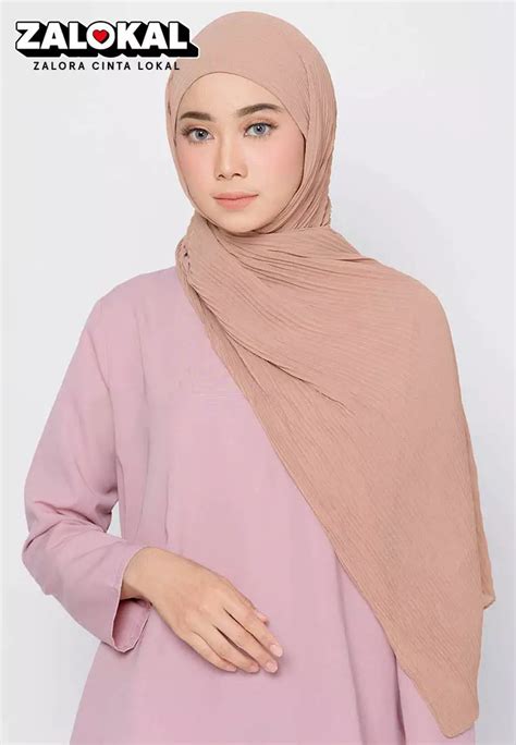 Jual Zm Decade Sale Zm Zaskia Mecca Kyomi Mocca Pashmina Original