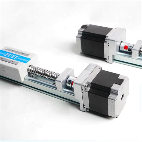 Motorized Rail Guide Ball Screw Module Automation Unit Anti Corrosion Linear Transmission System