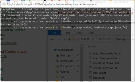 Eclipse Uima Installation Exception In Thread Main Javalang