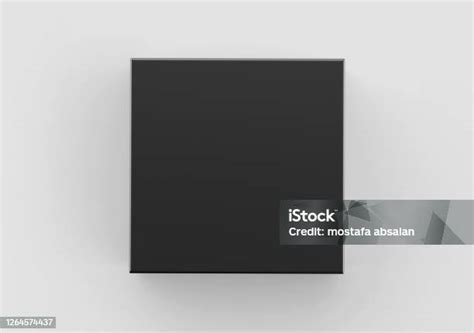 블랙 스퀘어 박스 모형 다크 슈 박스 포장 용기 빛 배경에 격리 된 3d 렌더링 0명에 대한 스톡 사진 및 기타 이미지 0명