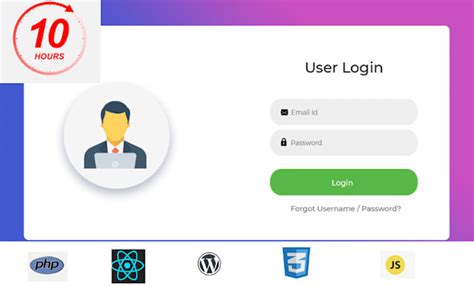 Design Professional Secure Responsive Loginregistration Php Form By