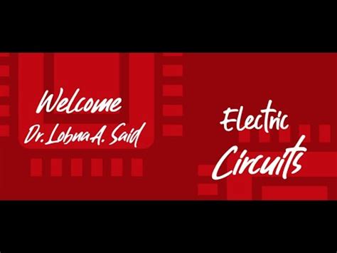 Introduction To Electric Circuits Part YouTube