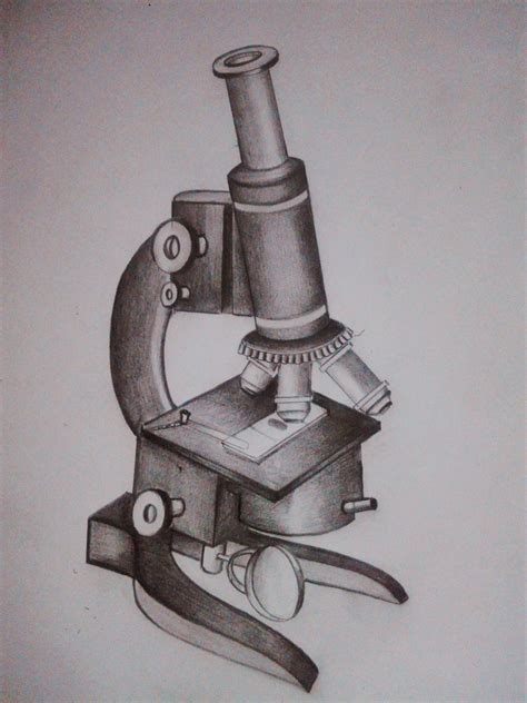 Sketch Art Artist Artistonpinterest Microscope Scuola