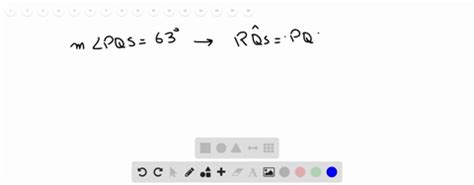 SOLVED In Exercises QS Bisects PQR Use The Diagram And The Given Angle Measure To Nd