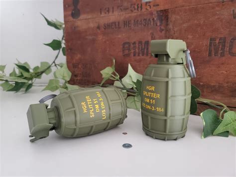 Dm51 German Hand Frag Stun Grenade Accurate Size Replica Smartie