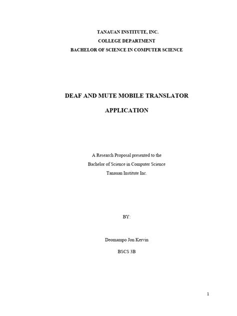 information pdf application software deafness