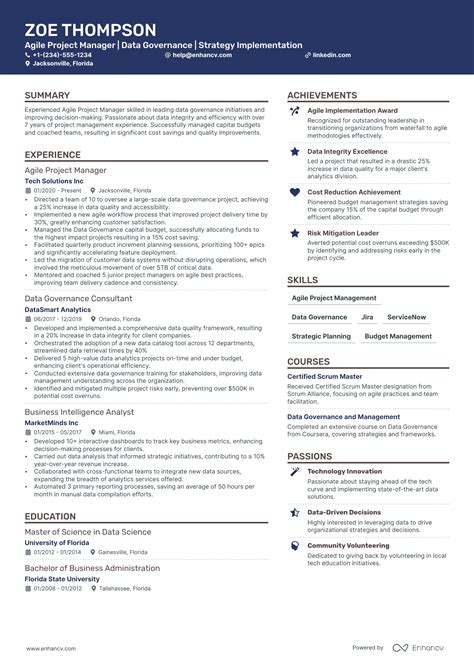 Agile Project Manager Resume Examples Guide For Agile Project Manager Resume Examples Guide For